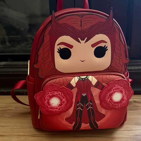 Marvel Loungefly | Bags | Marvel Scarlet Witch Popstyle Mini Backpack ...